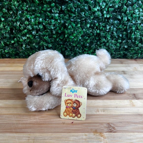 Russ | Toys | Vintage Nwt Russ Love Pets Puff Puff Plush Dog Made In ...